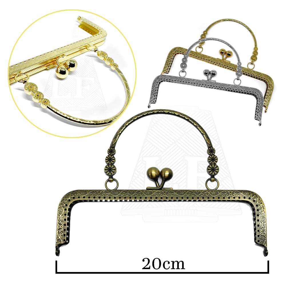 Círculo - Fecho de Metal Alça Vintage(20cm)