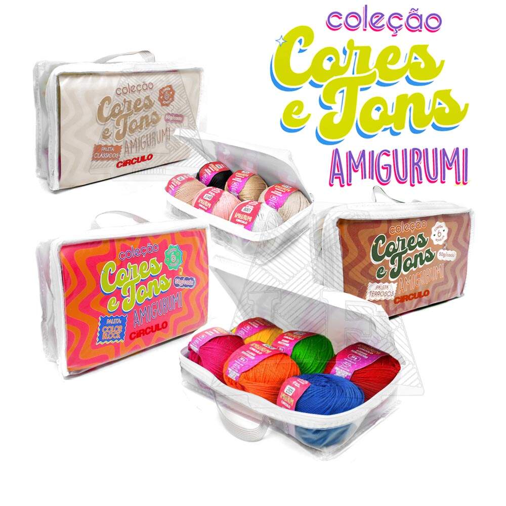 Círculo - Coleção Cores e Tons Fios Amigurumi