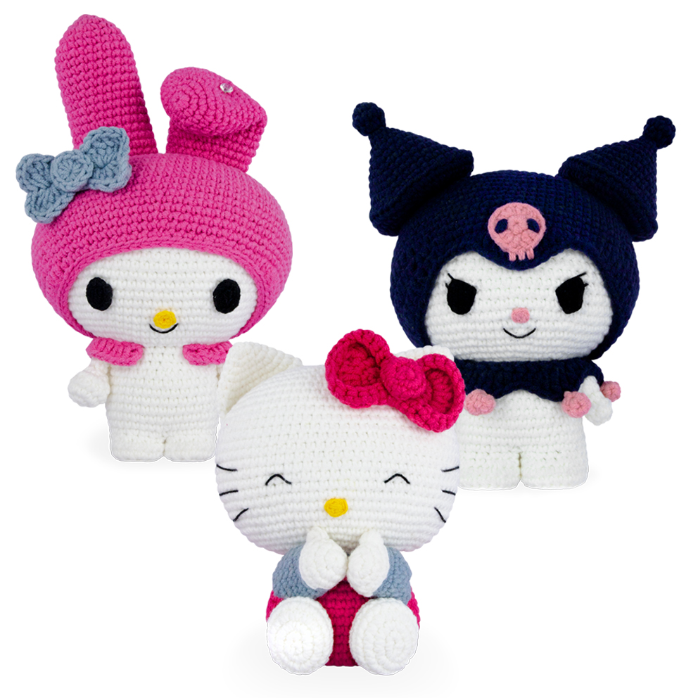 Círculo - Kit Amigurumi - Coleção Hello Kitty And Friends
